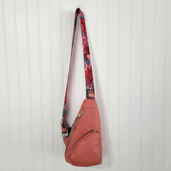 DS Bags | Bags | Ds Bags Nwt Faux Leather Crossbody Bag Pink | Poshmark